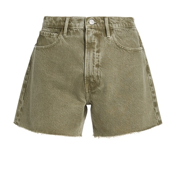 Frame Denim | Shorts | Frame Le Super High Short In Stoned Moss | Poshmark